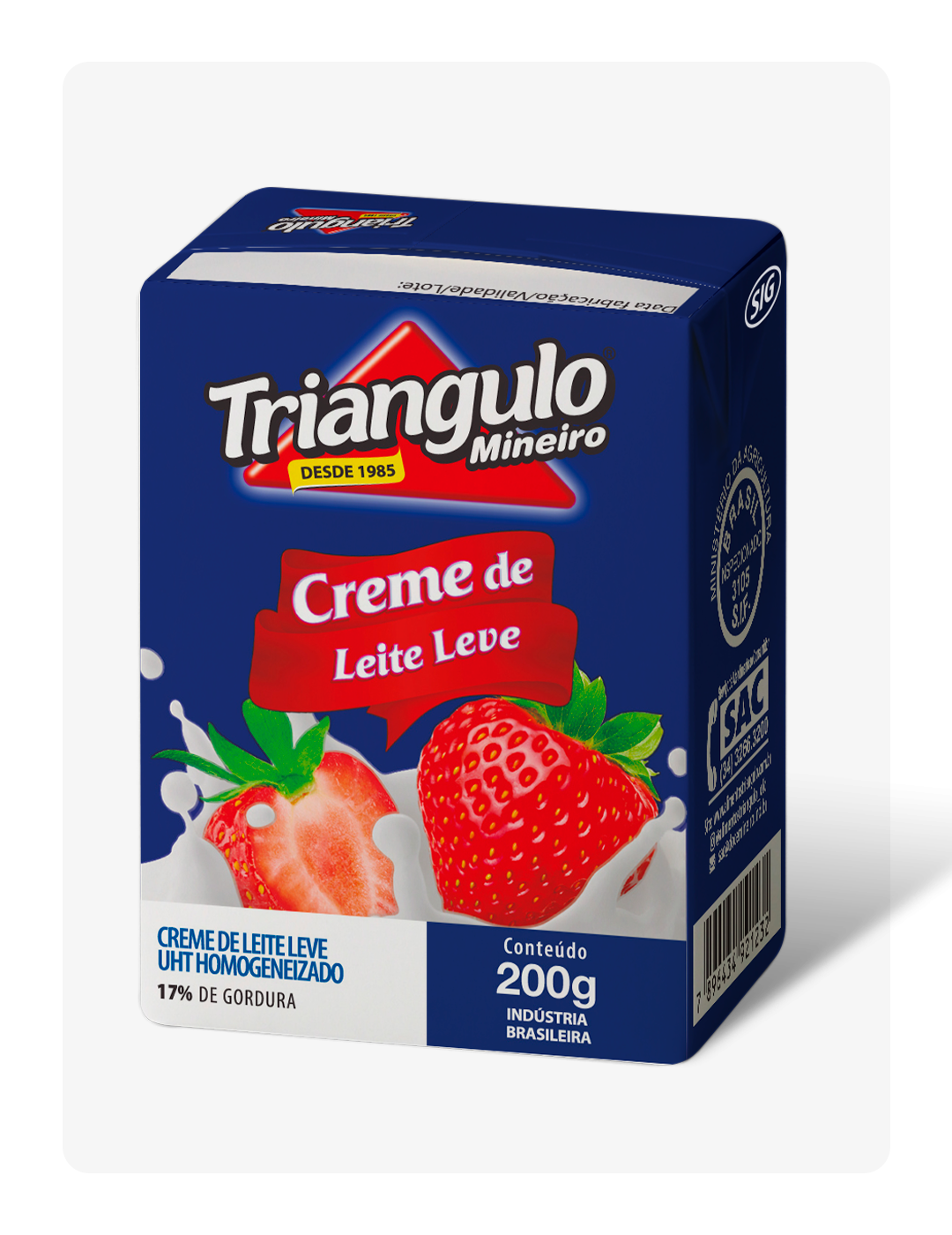 Produto – Creme de Leite – Alimentos Triangulo