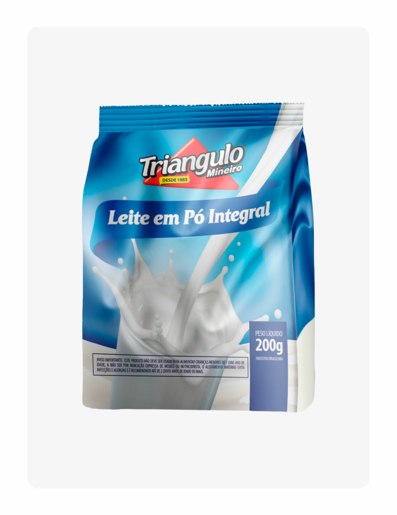 Leite em pó integral 200g – Alimentos Triangulo