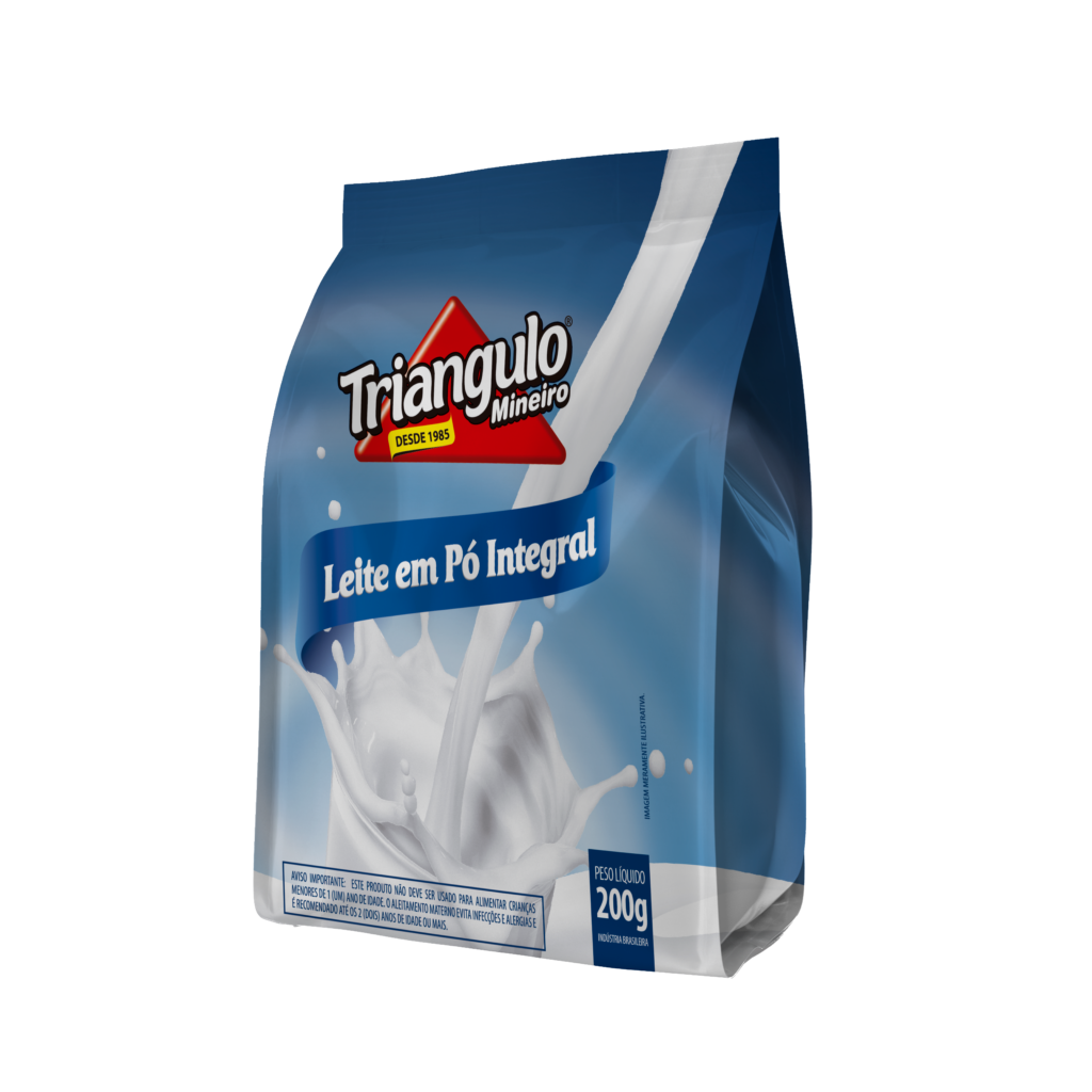 Leite em pó integral 200g – Alimentos Triangulo